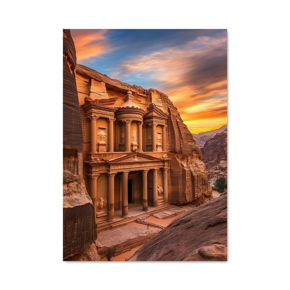 Petra Monastery Poster – Aesthetic Posters
