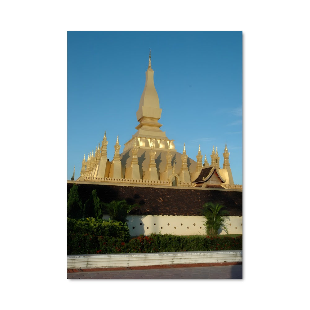 Majestic Pha That Luang Poster – Aesthetic Posters