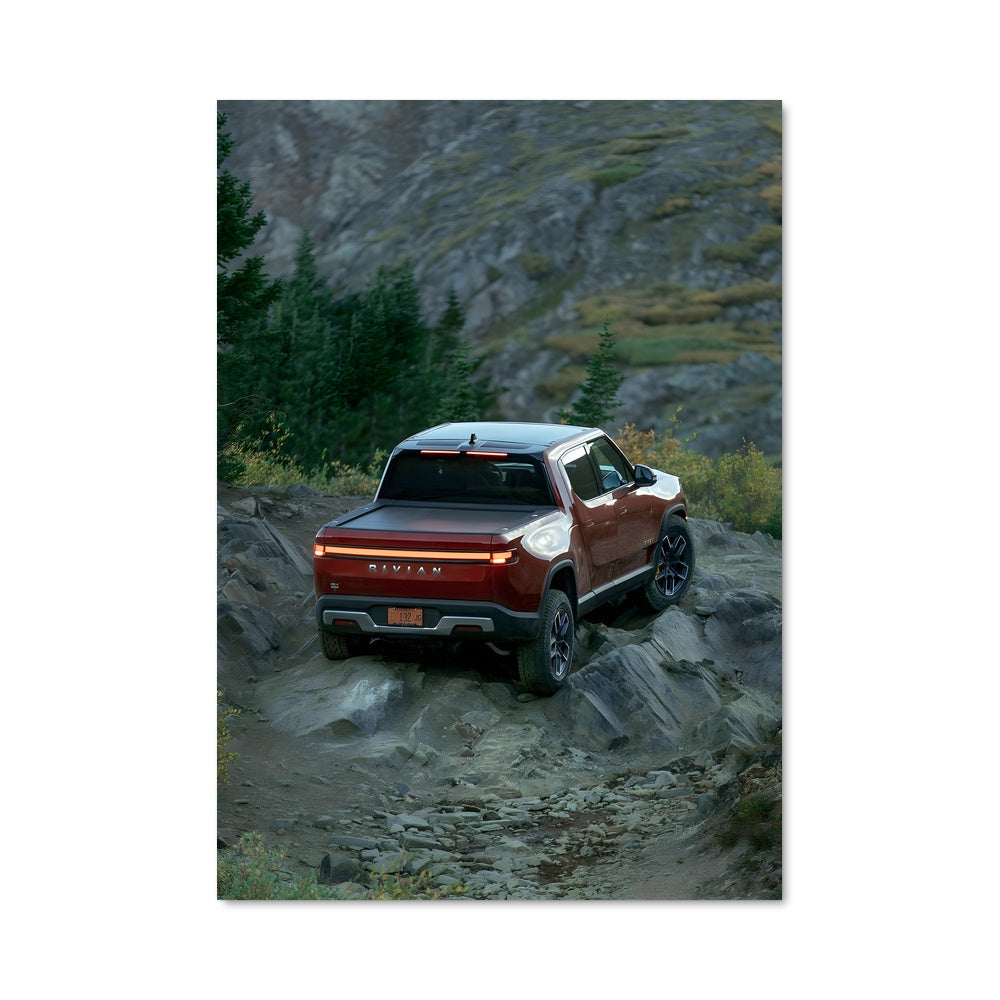 Red Trailblazer Poster – Aesthetic Posters