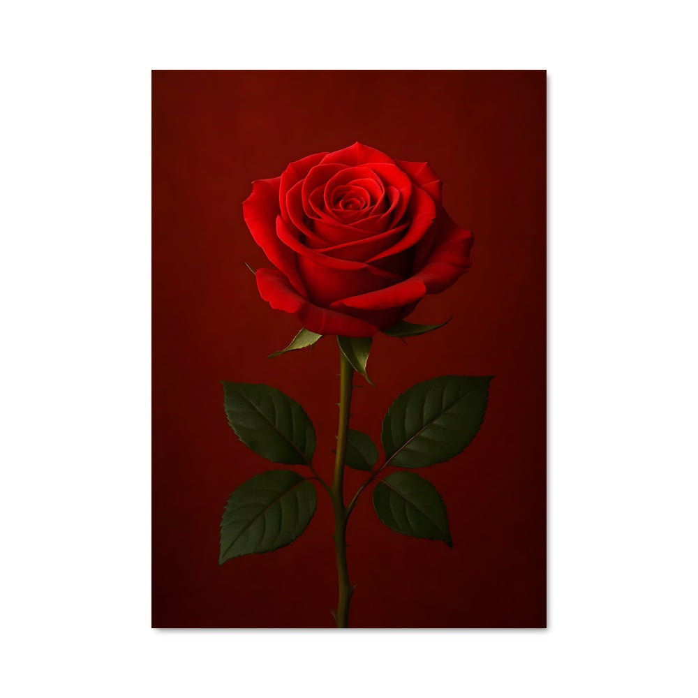 Incandescent Rose Poster – Aesthetic Posters