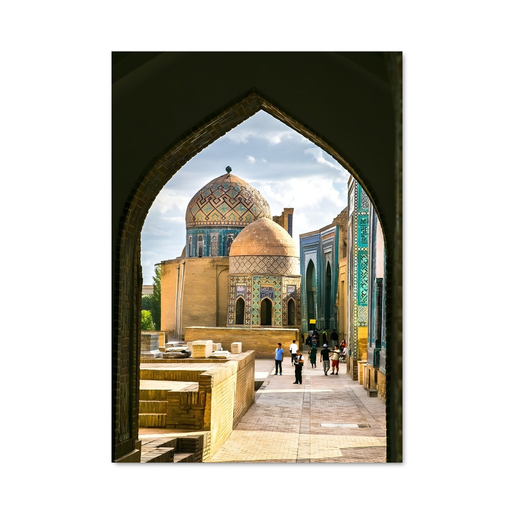 Poster of the inner courtyard of Samarkand – Aesthetic Posters