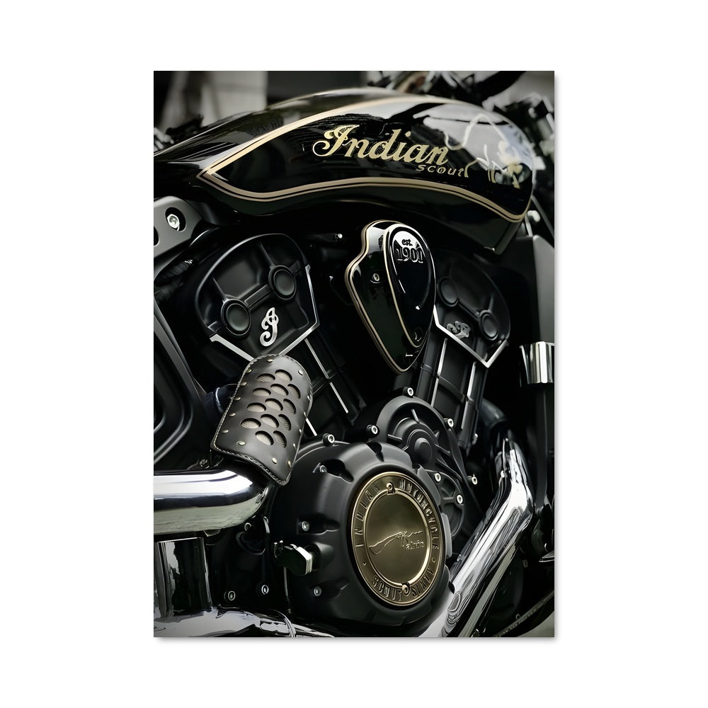 Gold Engine Poster – Aesthetic Posters