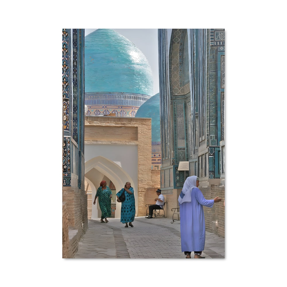 Poster Strolling in Samarkand – Aesthetic Posters