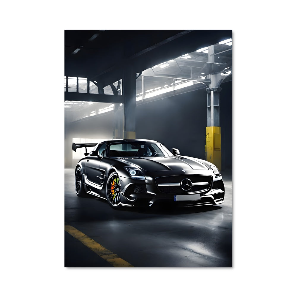 Poster Sls amg black series – Aesthetic Posters