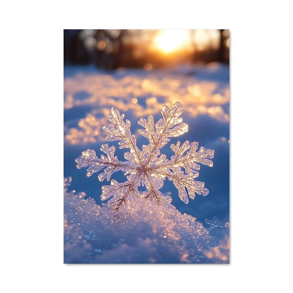 Snowflake Poster – Aesthetic Posters