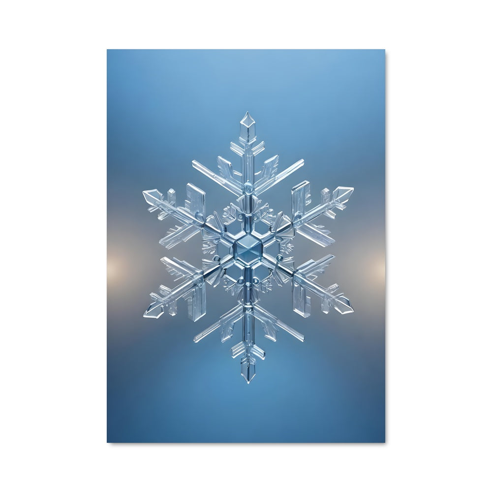 Snowflake Poster – Aesthetic Posters