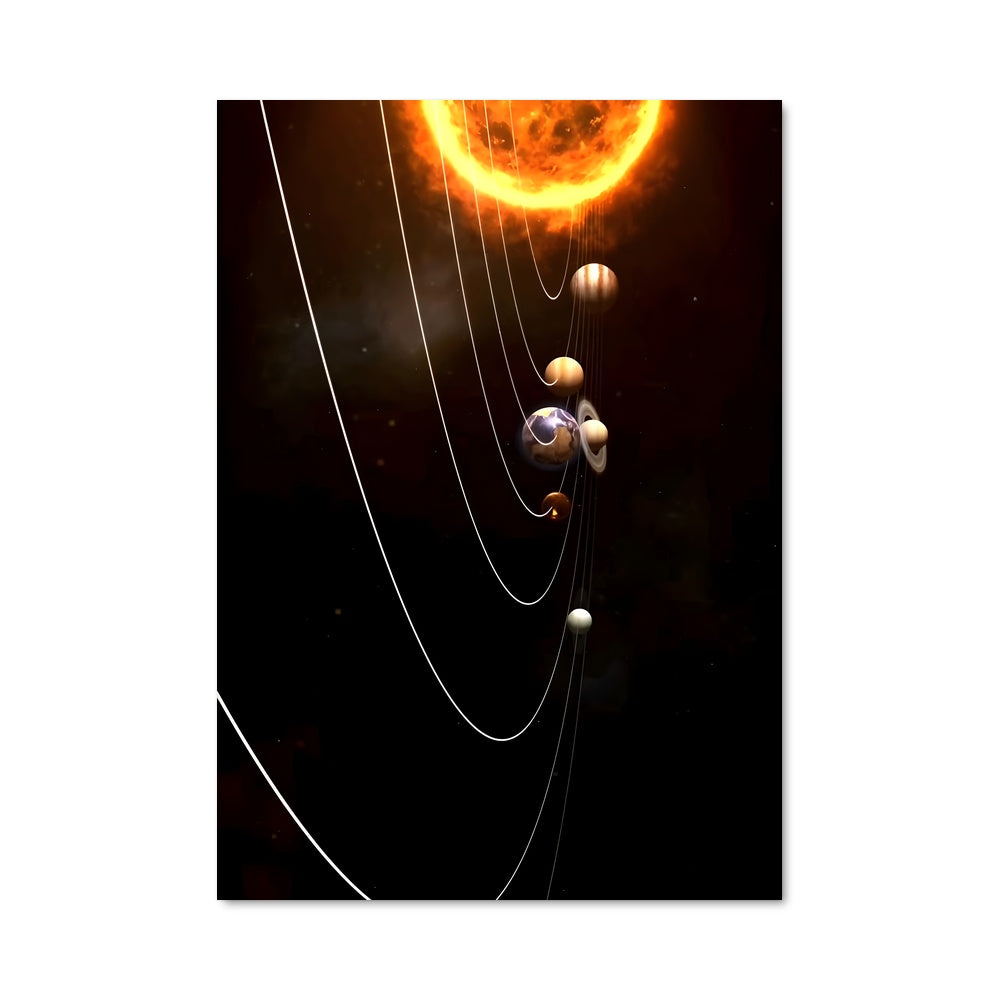 Cosmos in Orbit Poster – Aesthetic Posters