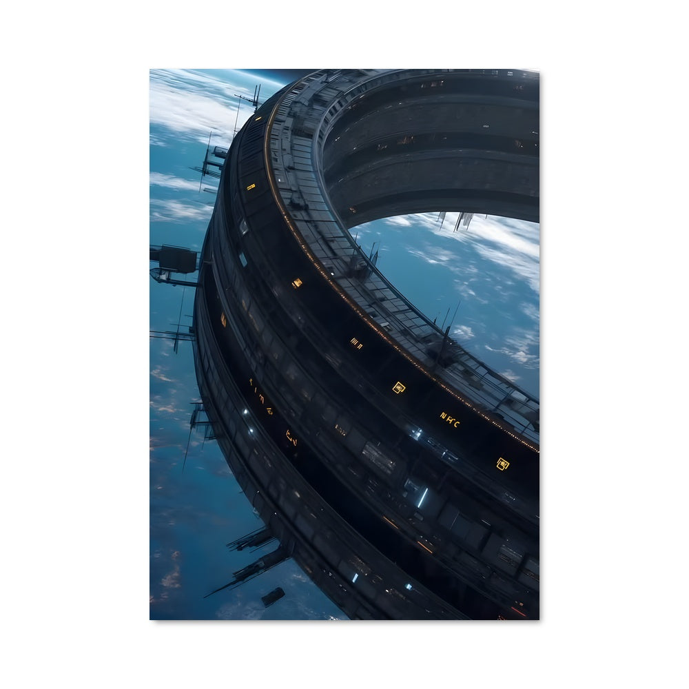 Earth Orbit Poster – Aesthetic Posters