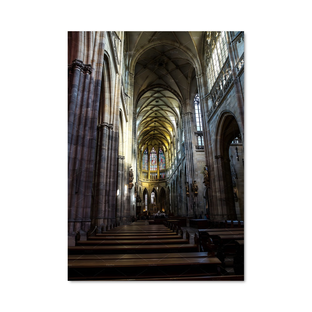 Majestic Cathedral Poster – Aesthetic Posters