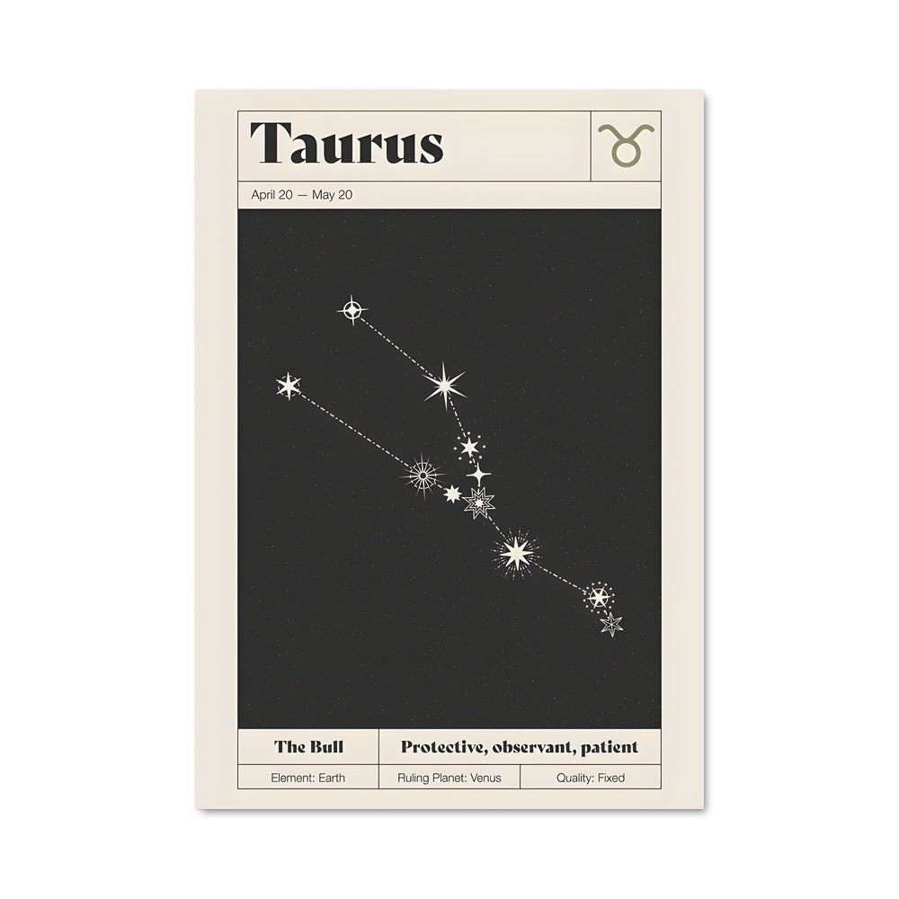 Taurus Constellation Poster – Aesthetic Posters