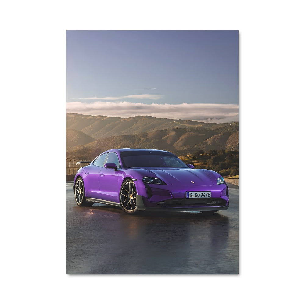 Taycan Turbo Charge Poster – Aesthetic Posters