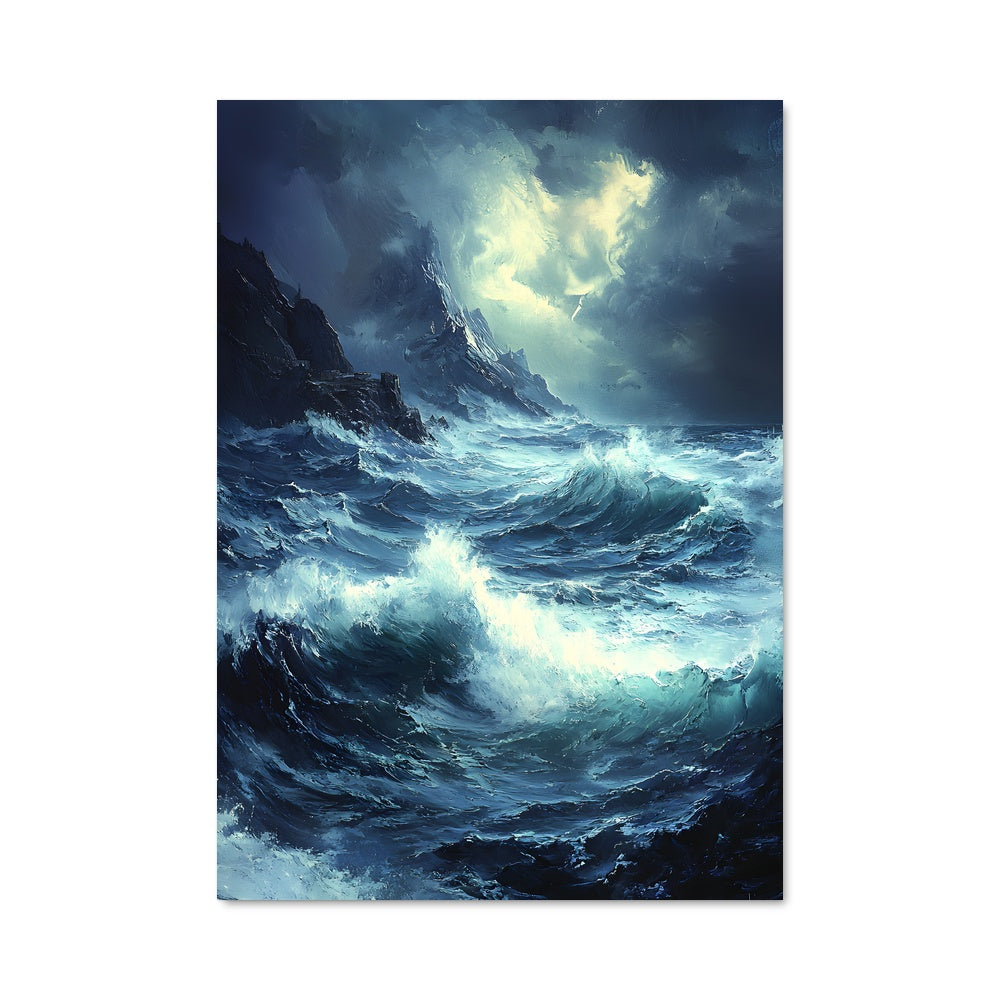 Stormy Ocean Poster – Aesthetic Posters