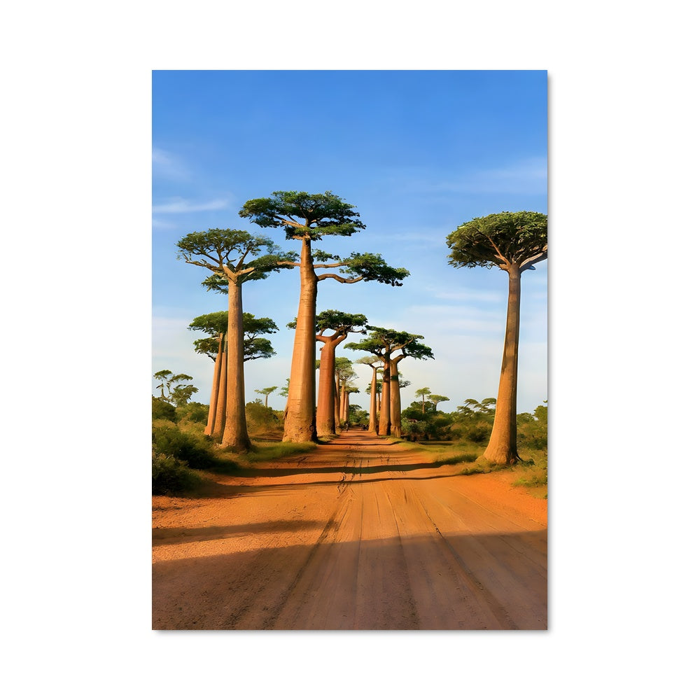 Baobab Route Poster – Aesthetic Posters