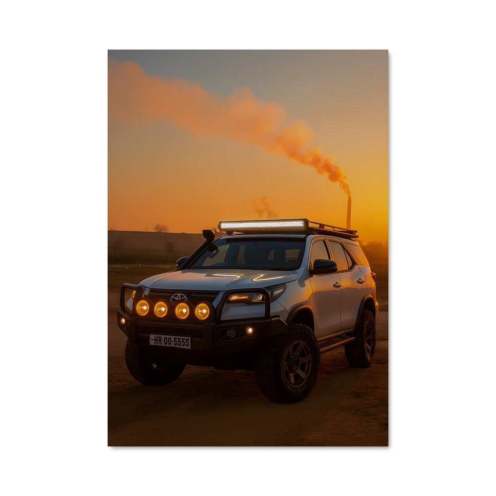 Toyota Glow Poster – Aesthetic Posters