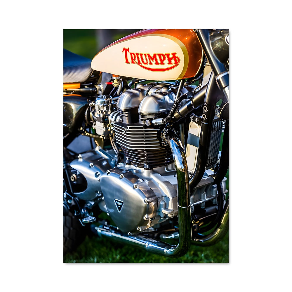 Poster: The Two-Wheeled Feat – Aesthetic Posters