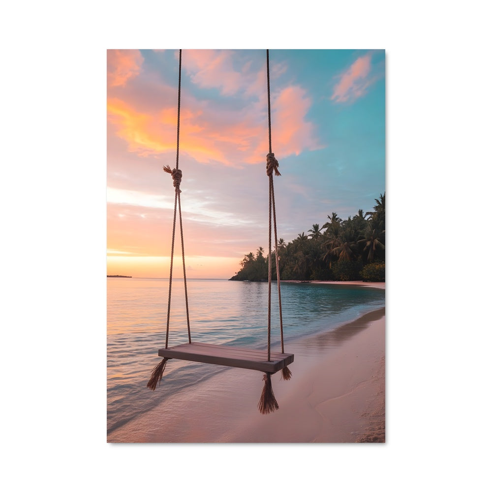 Sunset Swing Poster – Aesthetic Posters