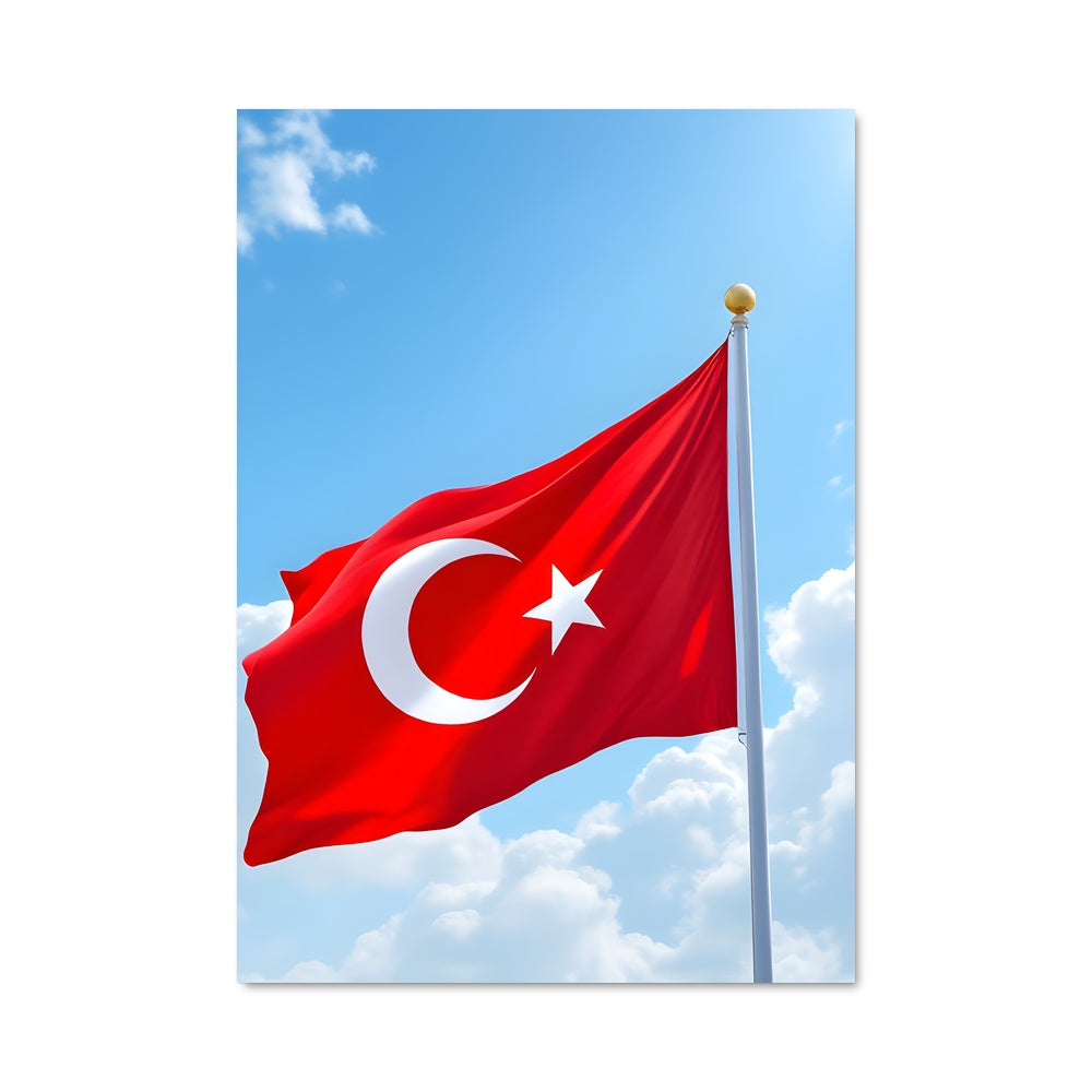 Turkey flag poster – Aesthetic Posters