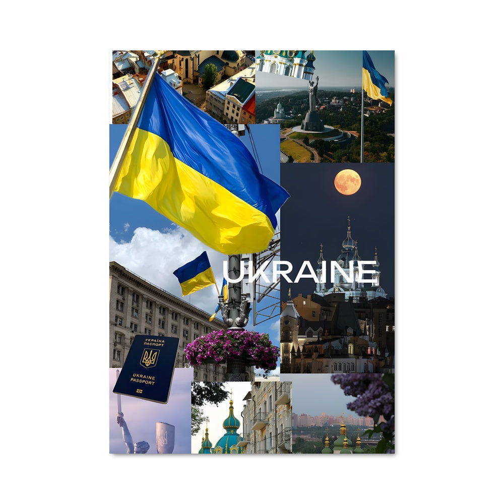 Ukraine Travel Guide Poster – Aesthetic Posters