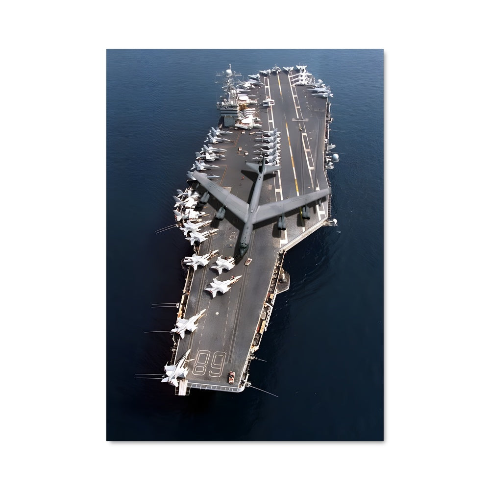 USS Nimitz Aircraft Carrier Poster – Aesthetic Posters