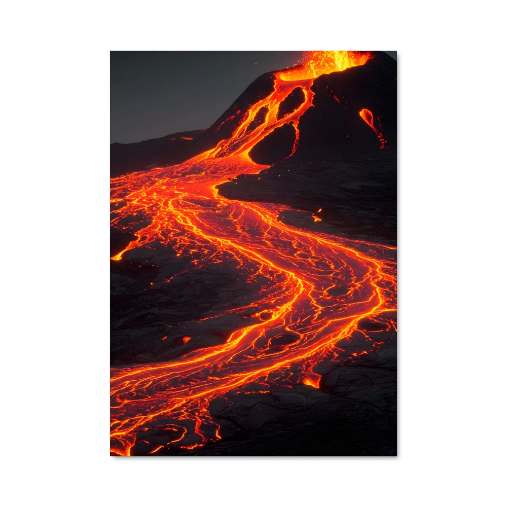 Volcano Poster – Aesthetic Posters