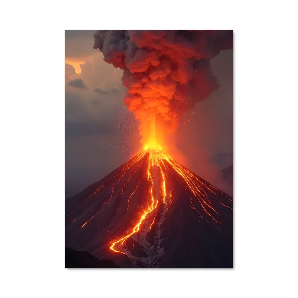 Volcano Poster – Aesthetic Posters
