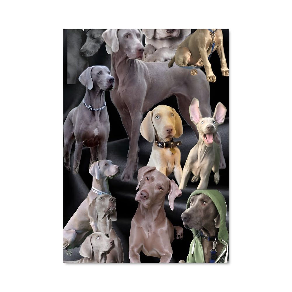 Weimaraners Palette Poster – Aesthetic Posters