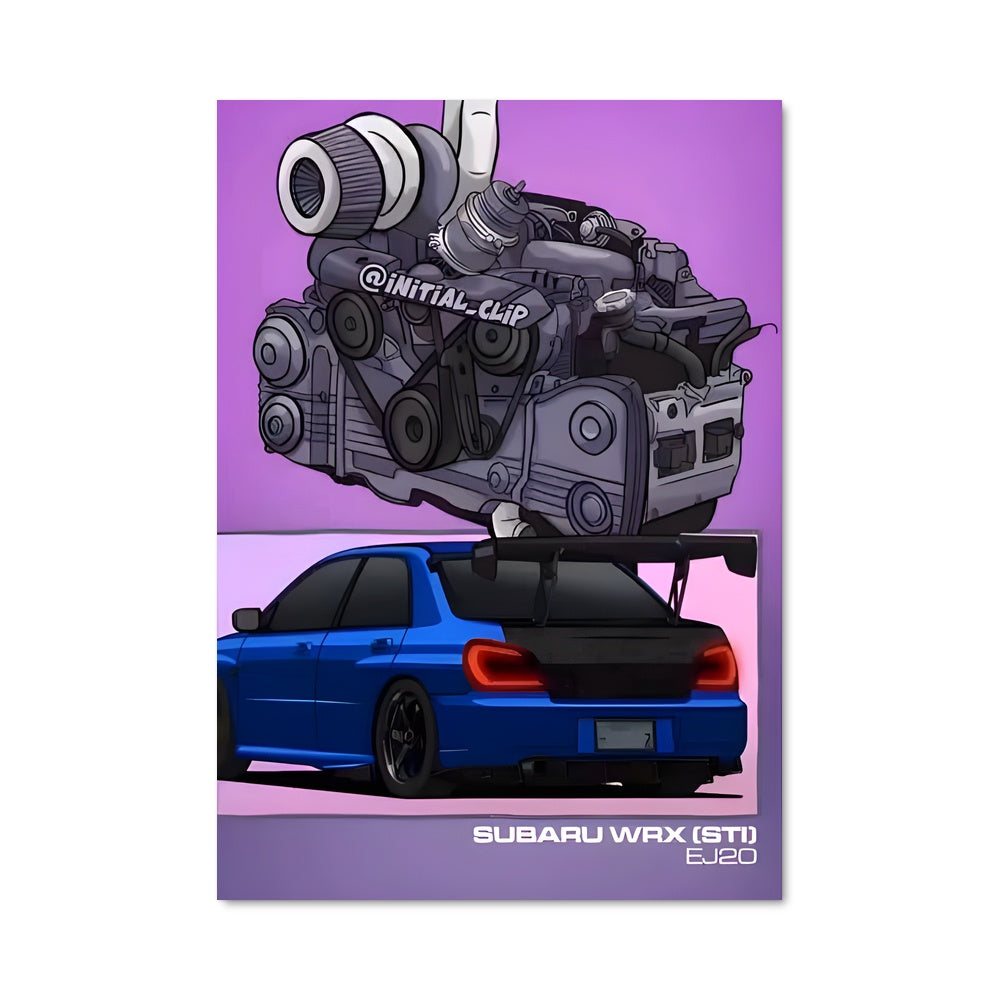 Poster Wrx sti – Aesthetic Posters