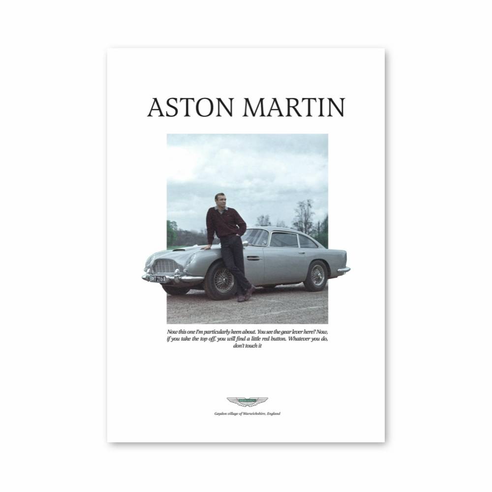 Poster Aston Martin History | Aesthetic Posters