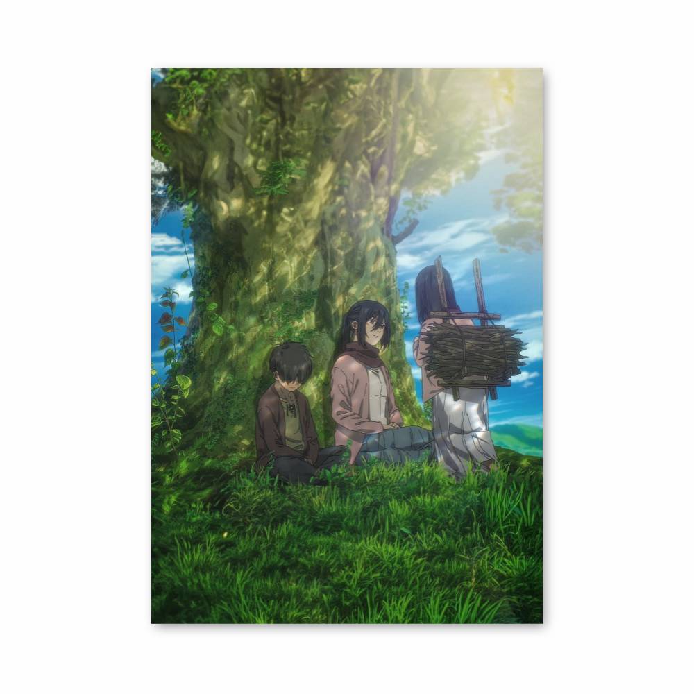 Poster Eren and Mikasa Tree | Aesthetic Posters