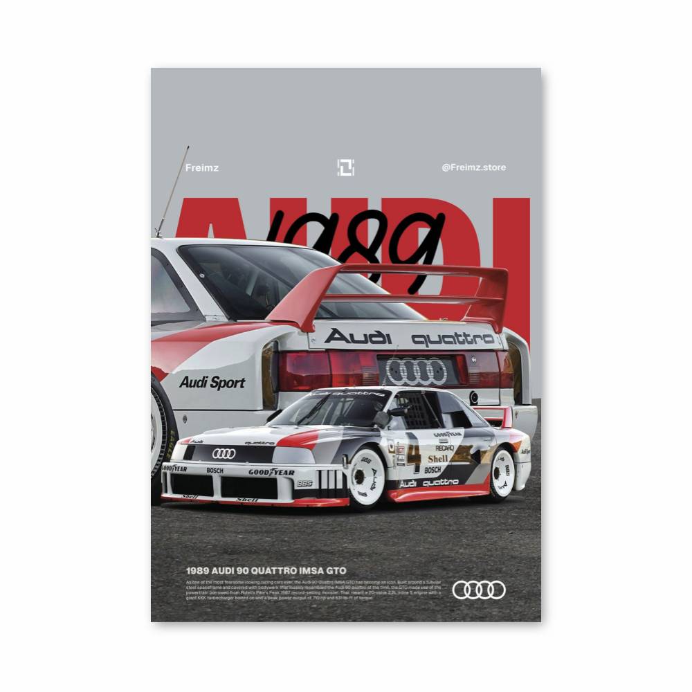 Poster Audi 90 Quattro | Aesthetic Posters