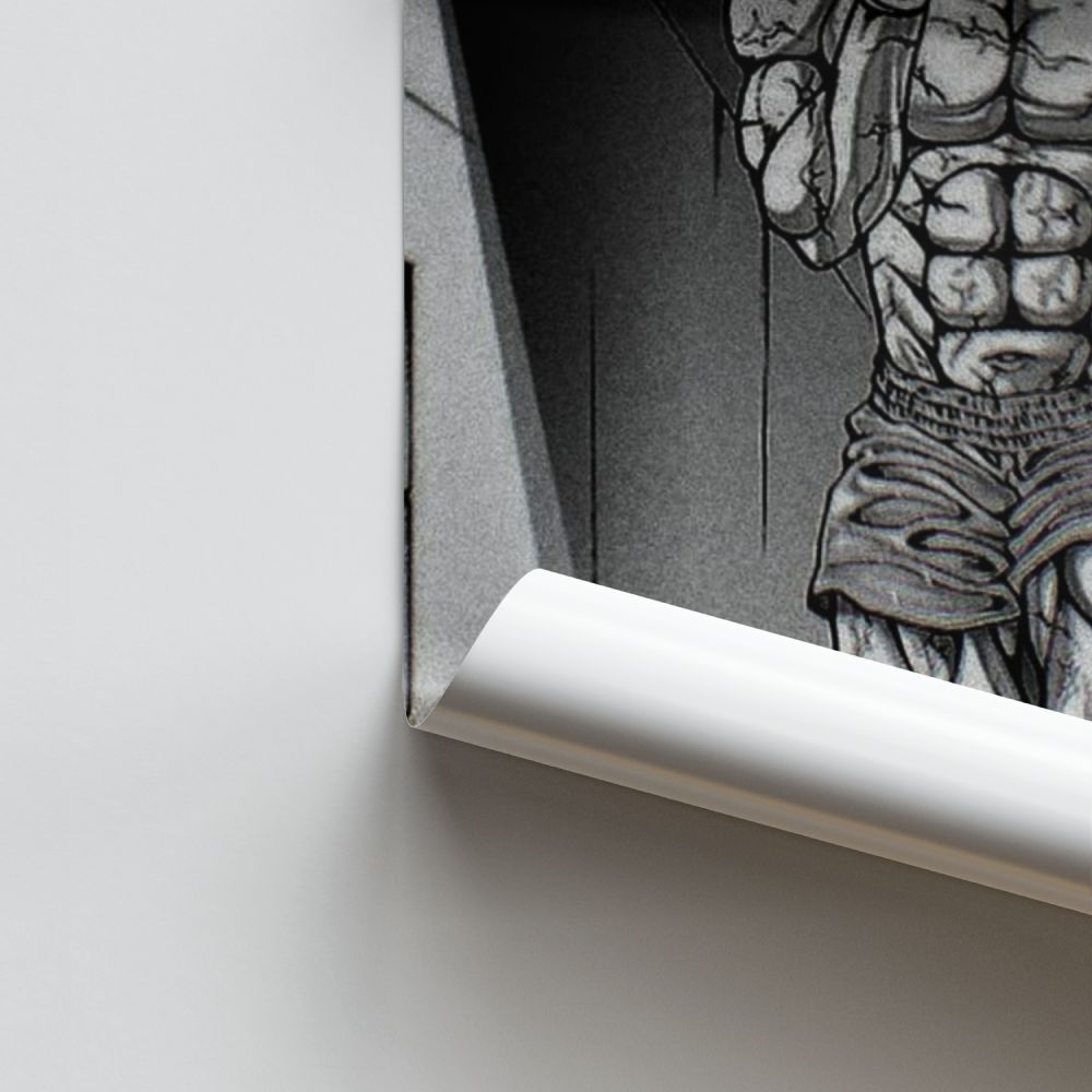 Poster Baki Combat | Aesthetic Posters