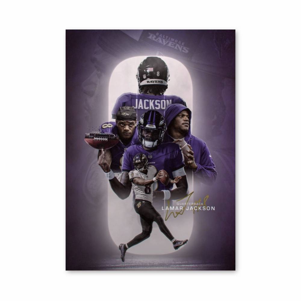 Poster Quarterback Baltimore Ravens | Aesthetic Posters