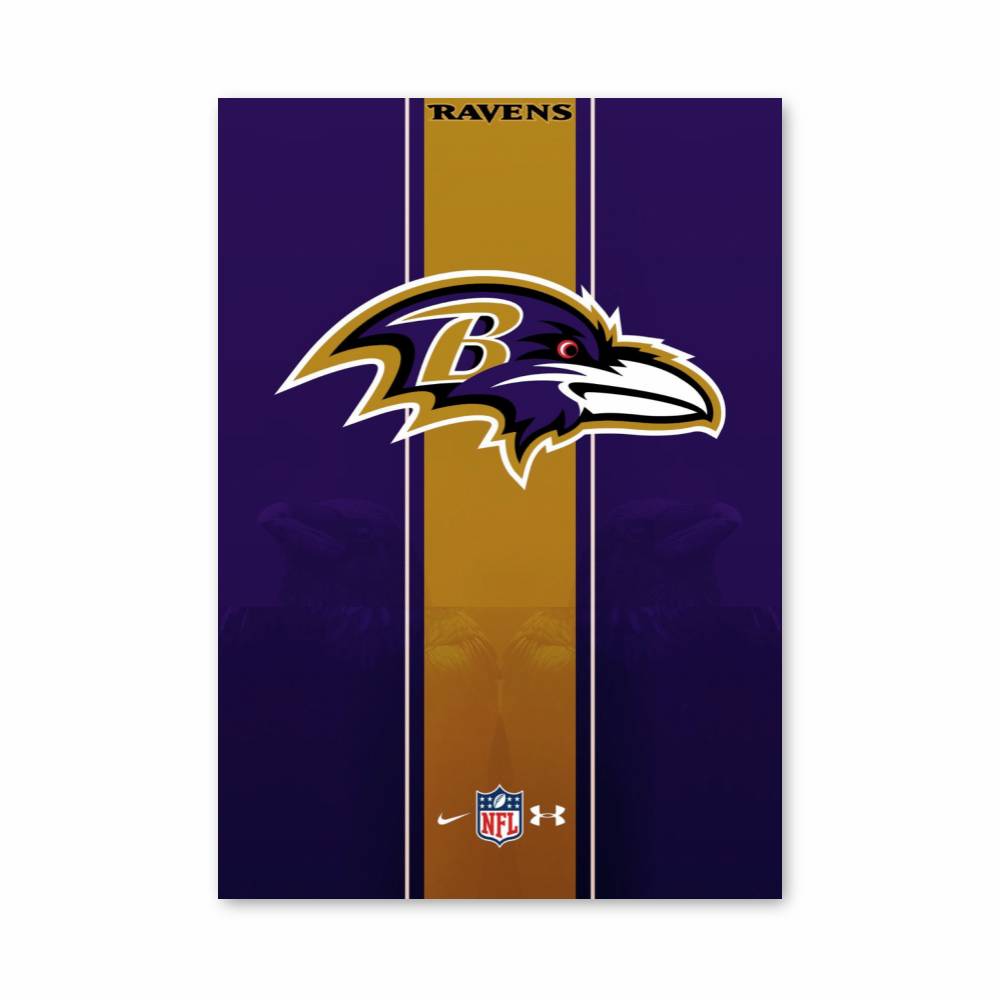 Poster Baltimore Ravens Logo | Aesthetic Posters