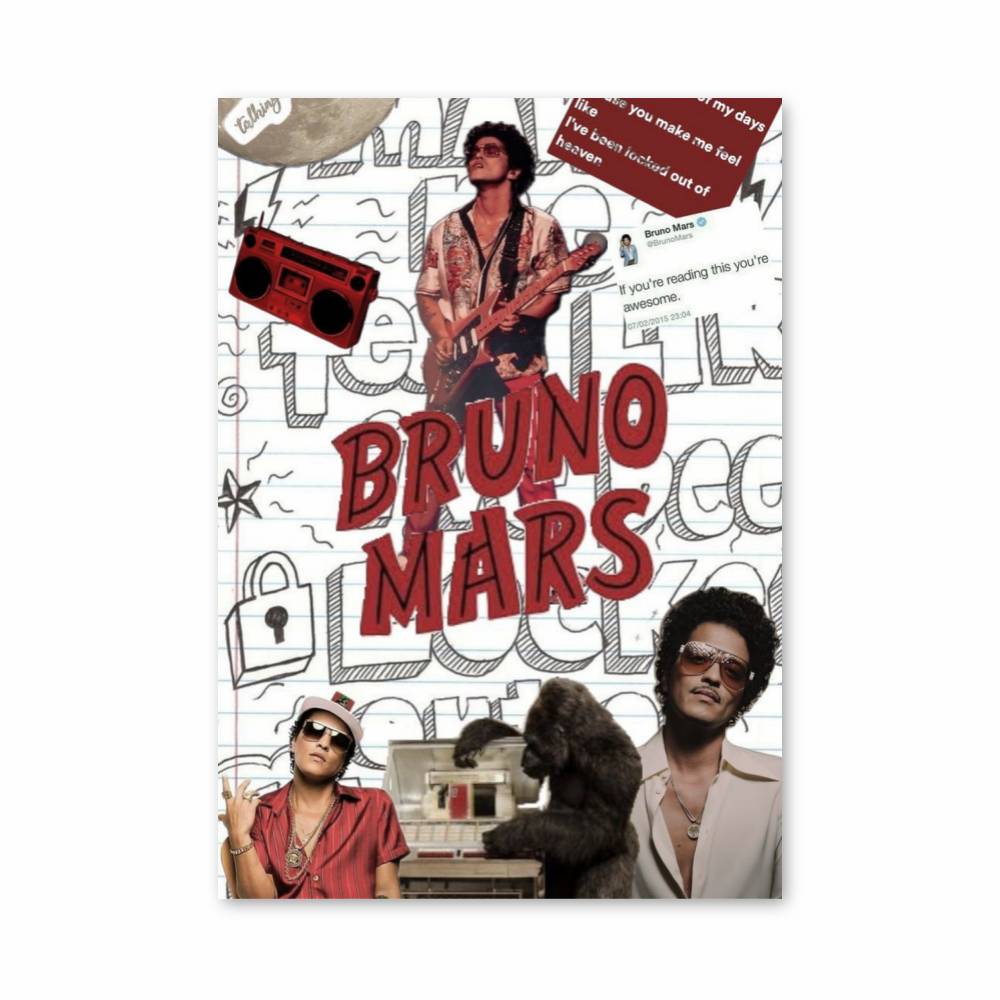 Posters Bruno Mars | Aesthetic Posters