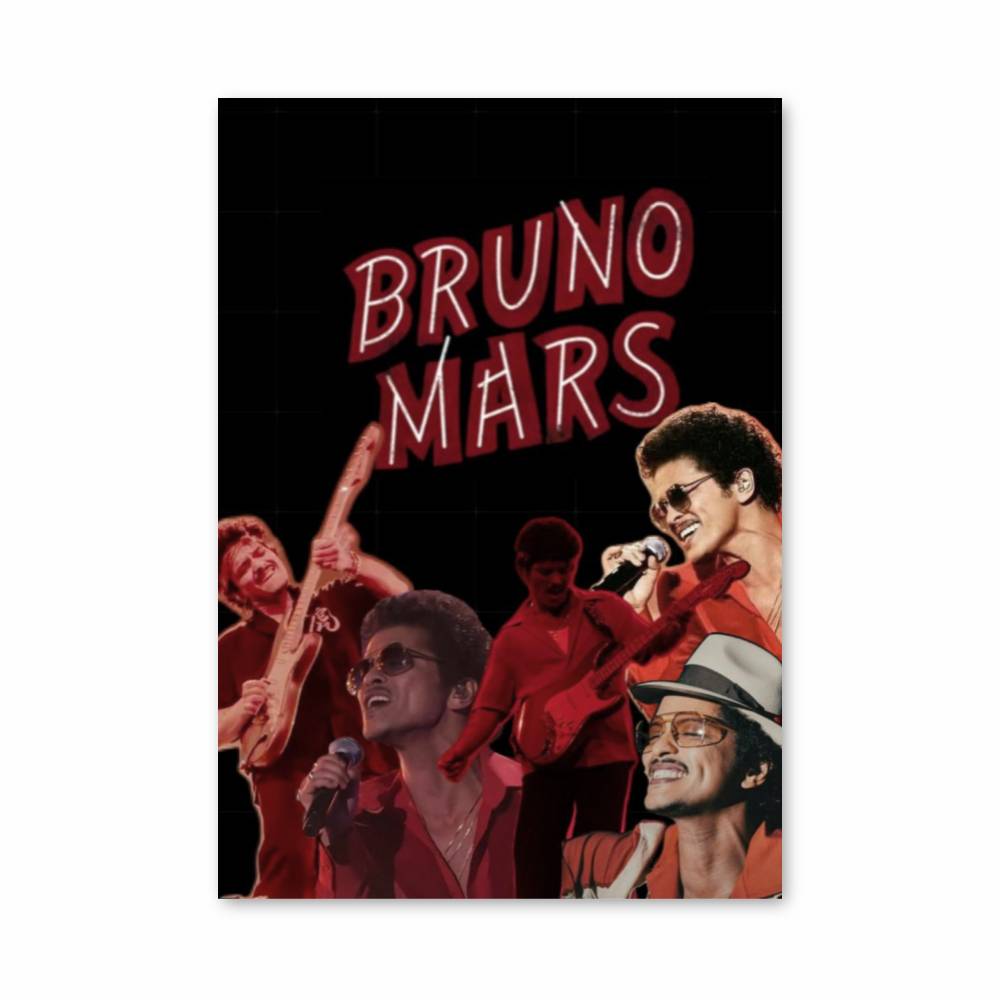 Poster Bruno Mars Neon | Aesthetic Posters