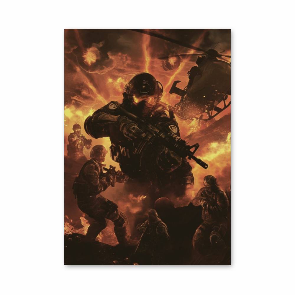 Poster Call of Duty Explosion | Aesthetic Posters