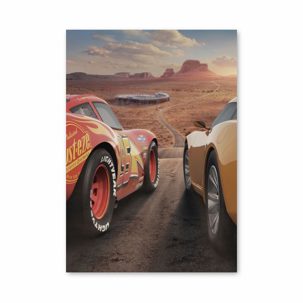 Poster Cars Desert | Aesthetic Posters