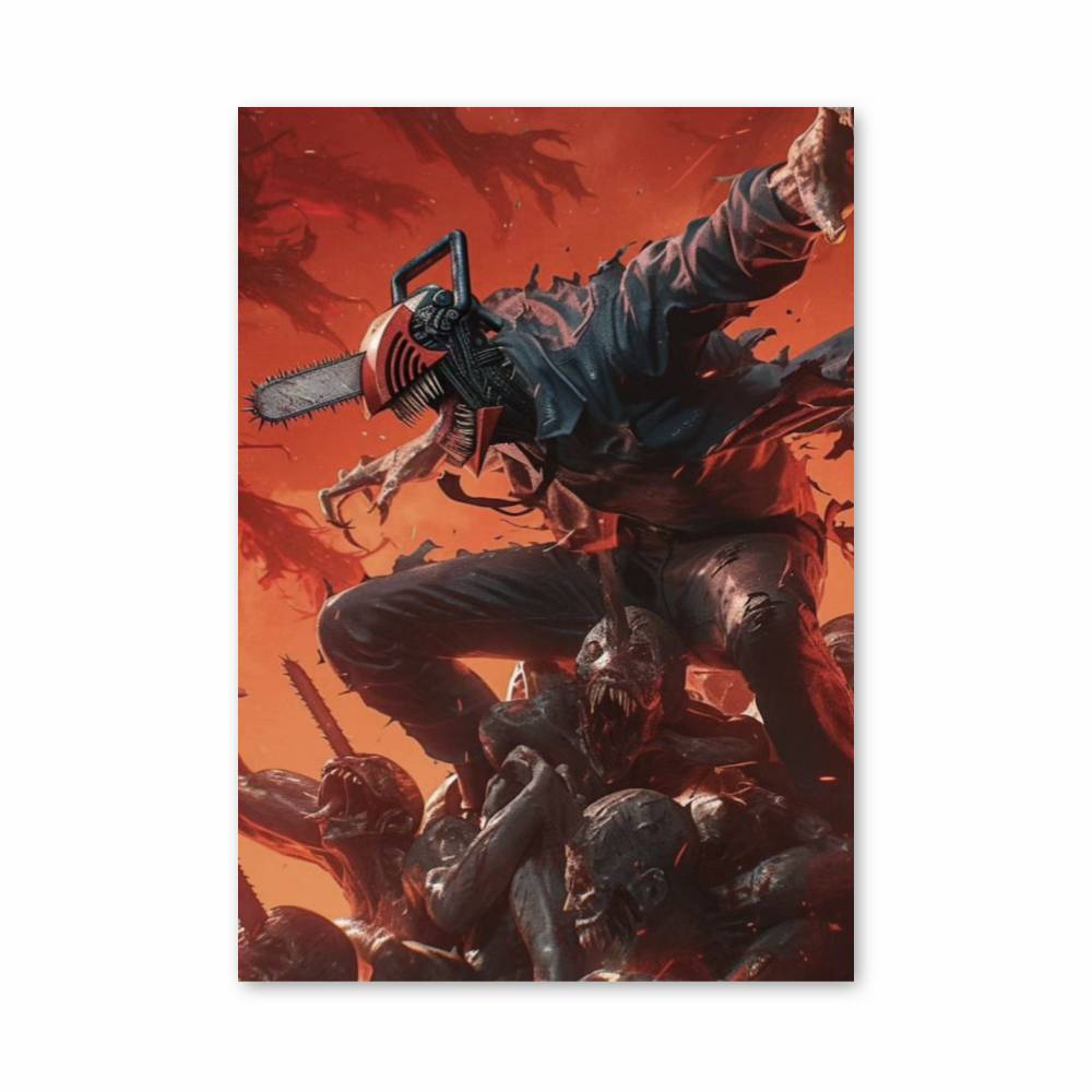 Poster Dead Chainsaw Man | Aesthetic Posters