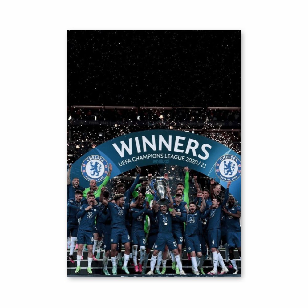 Poster Chelsea FC Champions League | Aesthetic Posters