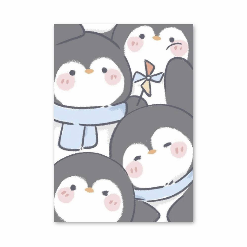 Poster Cute Penguins | Aesthetic Posters