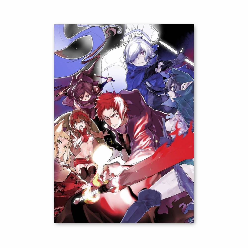 Danmachi Fighting Poster | Aesthetic Posters