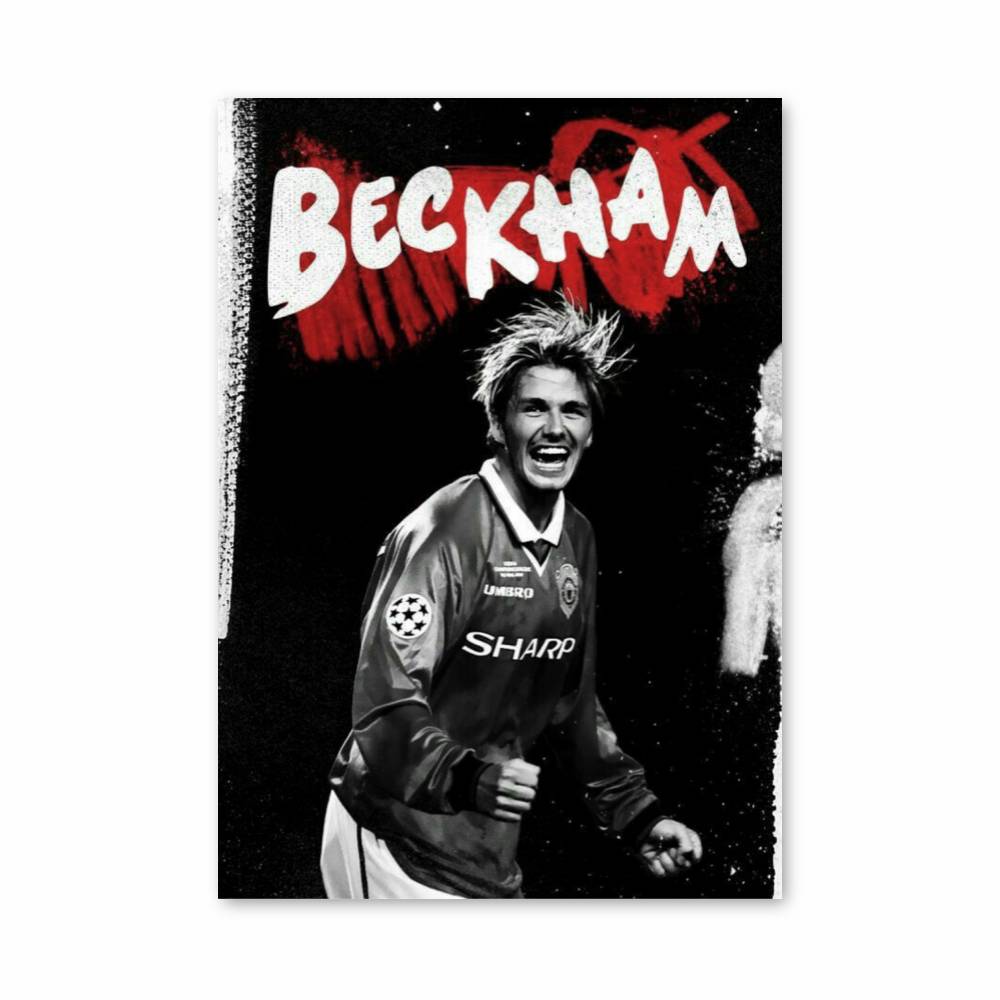 Poster David Beckham Dark | Aesthetic Posters