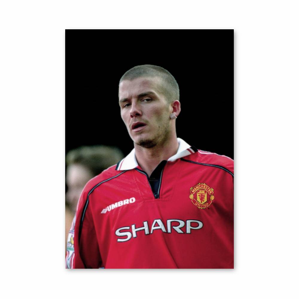 Poster David Beckham Buzzcut | Aesthetic Posters