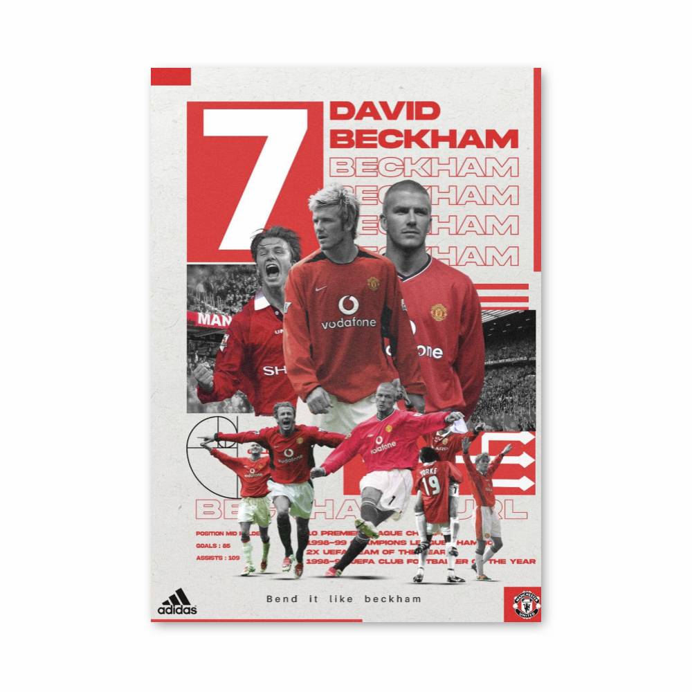 Poster David Beckham 7 | Aesthetic Posters