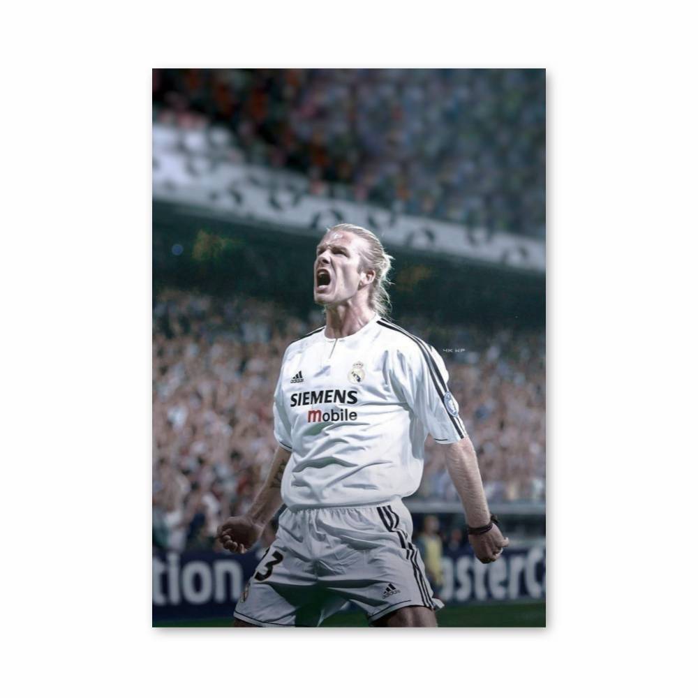 David Beckham Celebration Poster | Aesthetic Posters