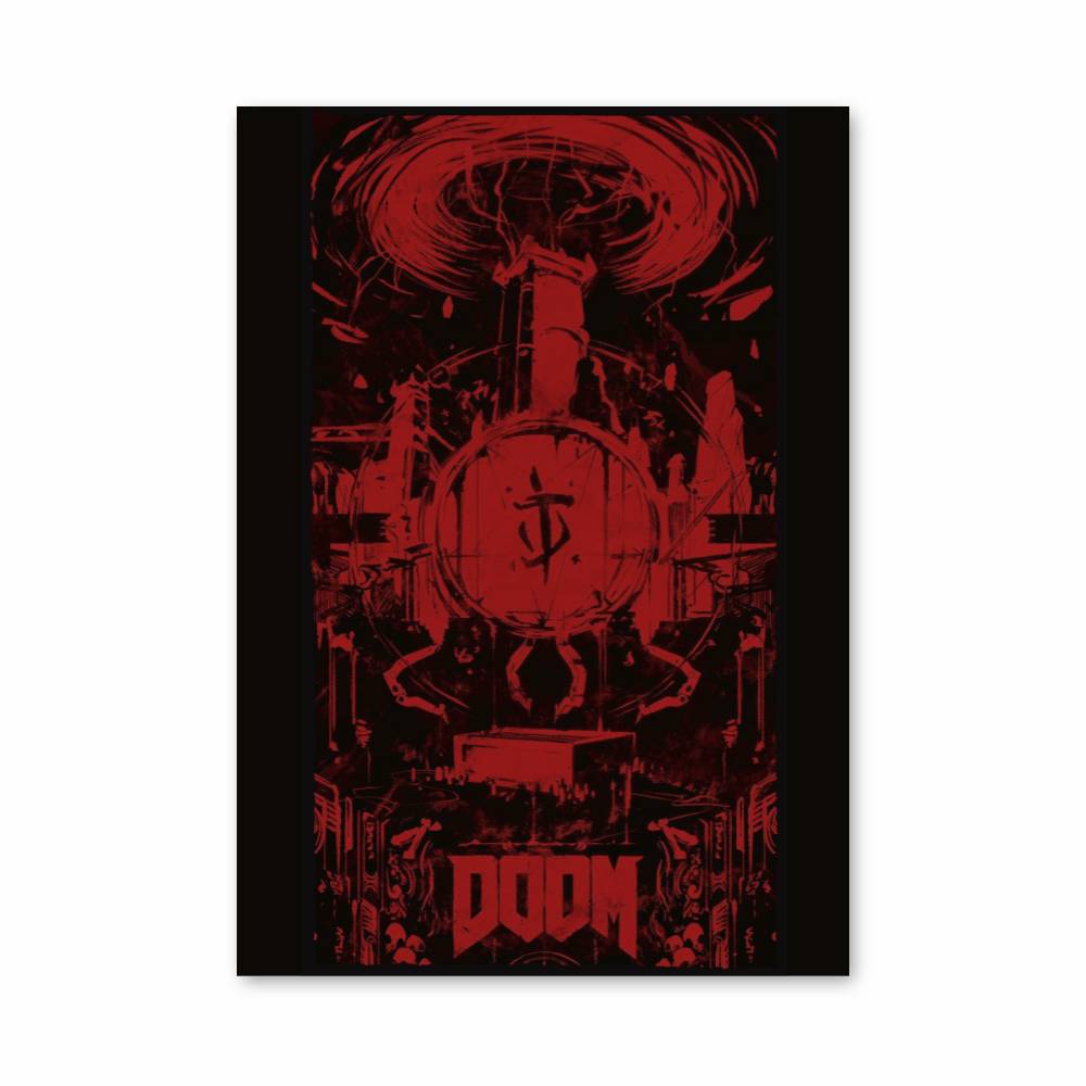 Poster Doom Red | Aesthetic Posters