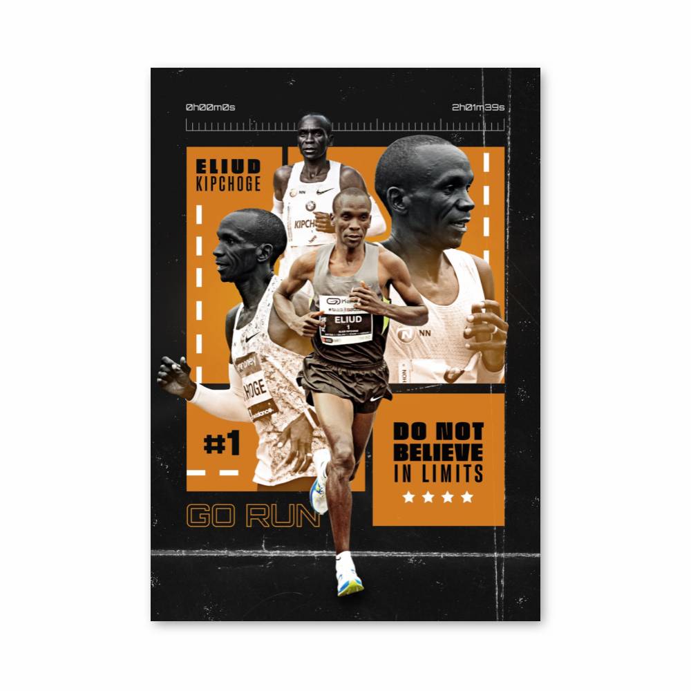 Poster Eliud Kipchoge | Aesthetic Posters