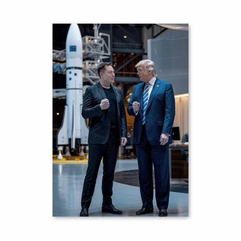 Poster Trump Elon Musk | Aesthetic Posters