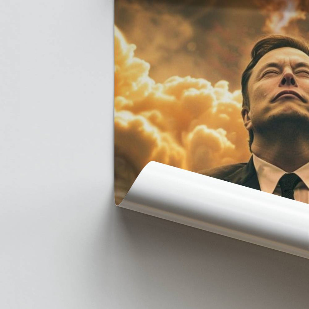 Poster Elon Musk Rocket | Aesthetic Posters