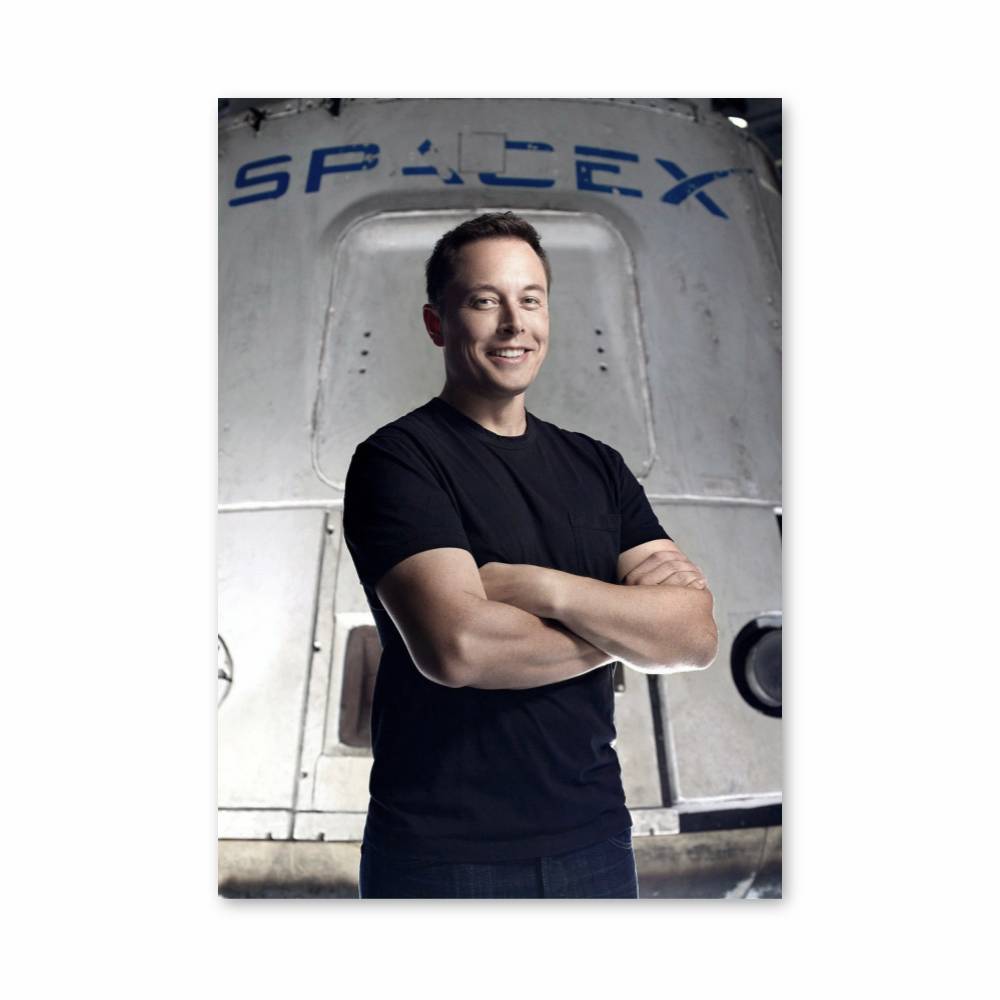 Poster Space X Elon Musk | Aesthetic Posters